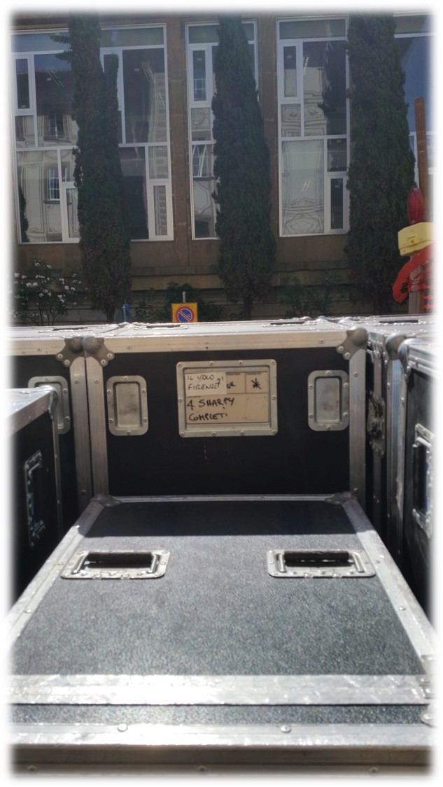 cases for concert setup | Il Volo Flight Crew ~Share The Love